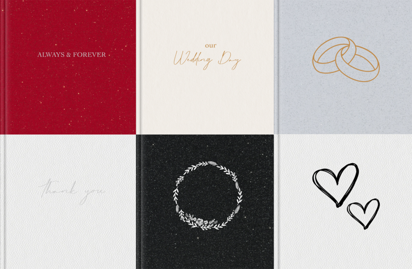 Personalised Large Wedding Photo Album - Photobubble