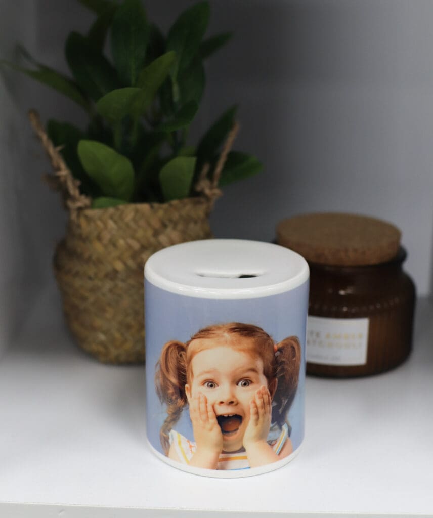 Personalised Money Box | Custom Ceramic Savings Jar
