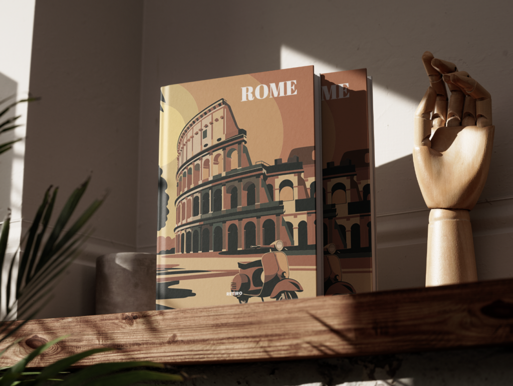 Personalised Rome Photo Album - Next Day Delivery