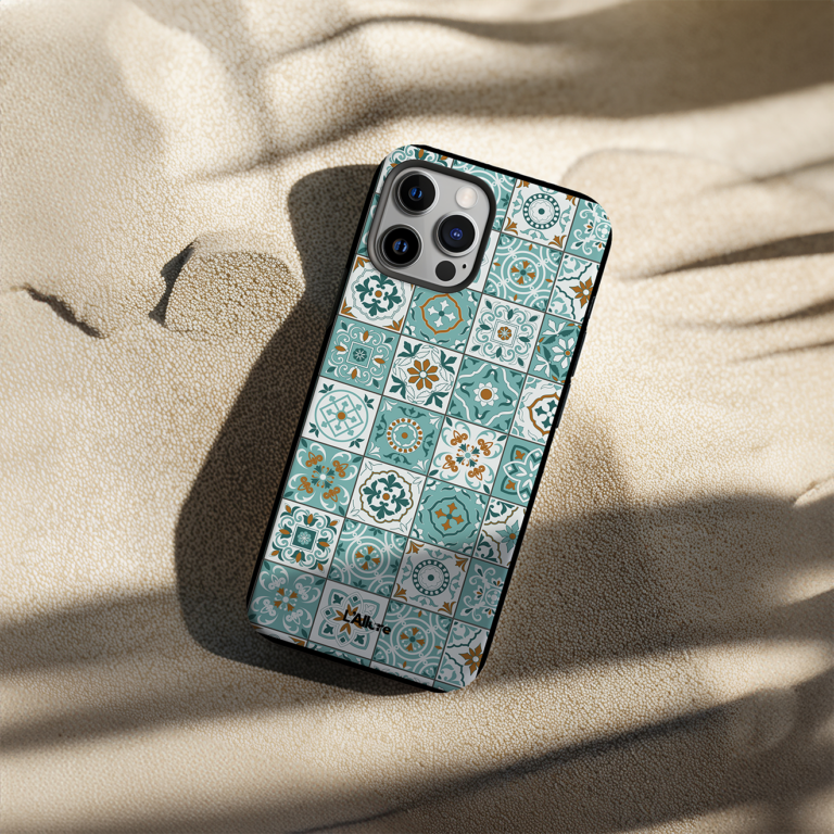 Green Tiles Phone Case - Photobubble