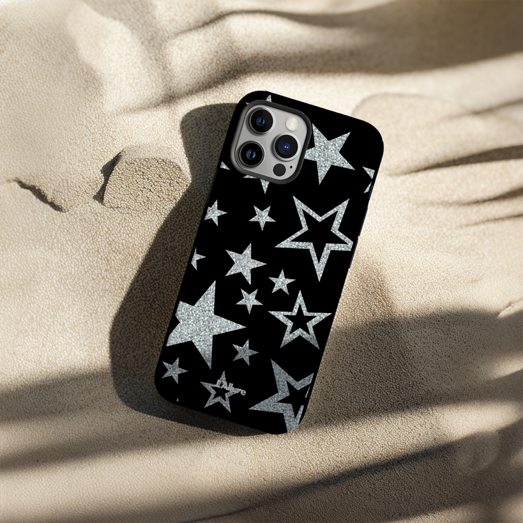 Silver Star Phone Case - Photobubble