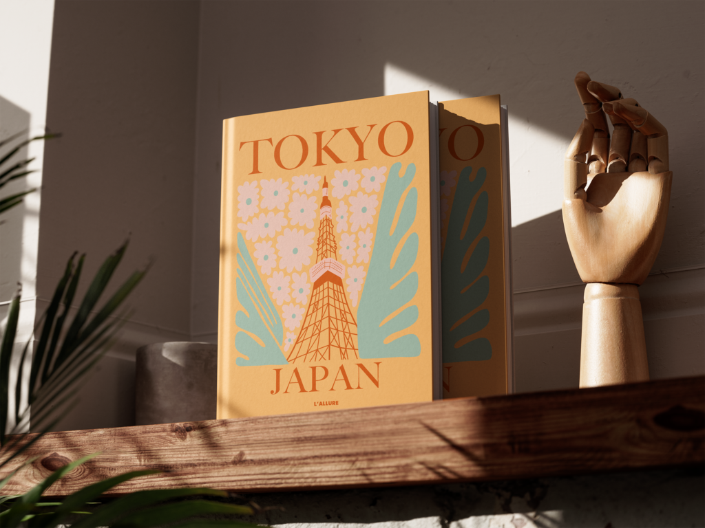 Tokyo Japan Sunset Hardcover Coffee Table Book - Photobubble