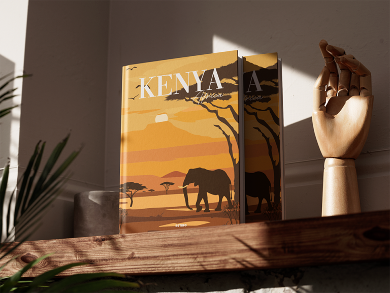 Personalised Kenya Photo Album – Elegant Custom Keepsake